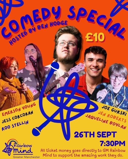Social Refuge Comedy Special in aid of Rainbow Mind Greater Manchester ...